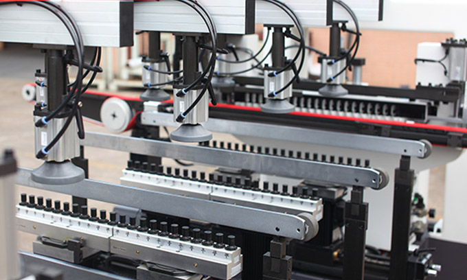 HUAHUA HCL-402 Six Rows Multi Drilling Machine