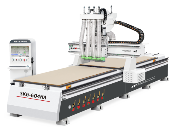 HUAHUA SKG-604HA Industrial Double Worktable CNC Wood Router