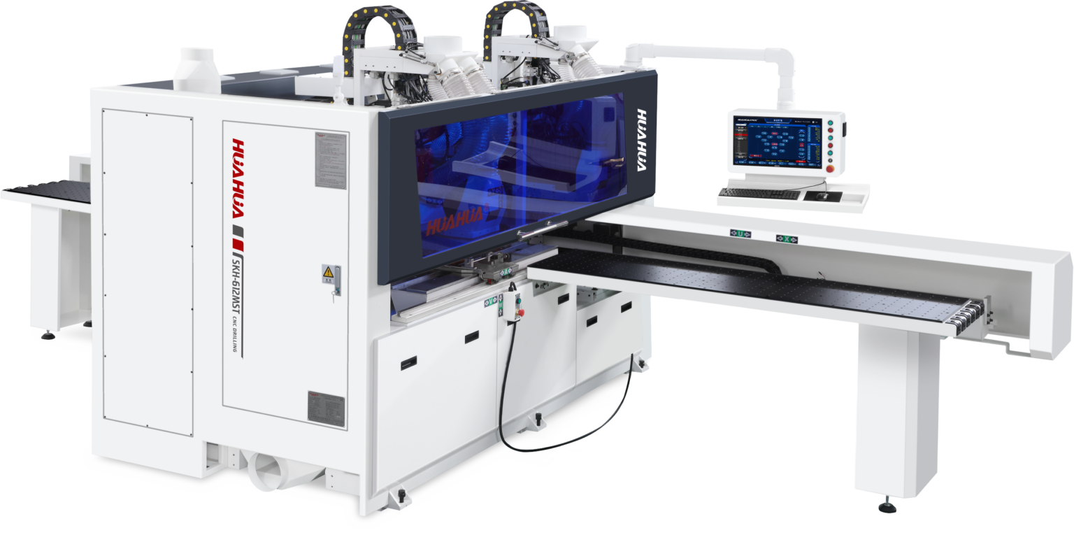 HUAHUA SKH-612MST ATC Tool Magazine CNC Boring Machine for Wood